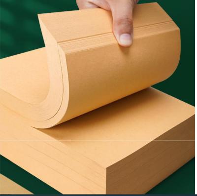 China 80gsm Single Side Glossy Kraft Paper for Standard Express Packaging and Food Box Liners for sale