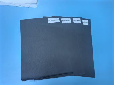 China Non Migrating 55g Black Cotton Fiber Paper For Luxury Electronics Packaging for sale