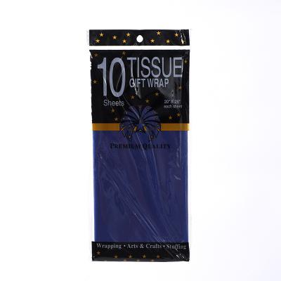 China Blue Colored Tissue Paper Calm Elegance for Gift Boxes and Art Creations for sale