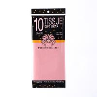 China Pink Colored Tissue Paper Soft Romantic Hue for Valentine Wrapping and Jewelry Lining for sale