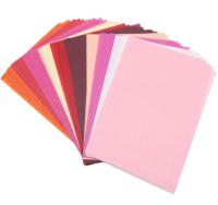 China Pink Colored Tissue Paper Soft Romantic Hue for Valentine Wrapping and Jewelry Lining for sale