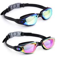 China Custom OEM Anti-Fog UV380 HD Lens Swimming Goggles Professional Model 639GR for sale