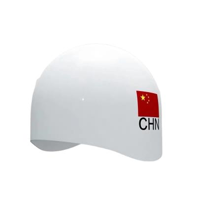 China Silicone Waterproof Anti-Slip Swim Cap for Training Water Sports Custom Logo 6 Colors for sale