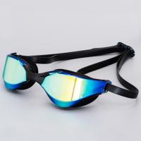 China Custom Logo Anti-Fog Swimming Goggles with UV380 PC Lens and Eco-Friendly Silicone for Adults for sale