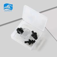 China Soft Silicone Swimming Nose Clip and Earplugs Set Waterproof Multicolor Diving Equipment 5pcs MOQ for sale