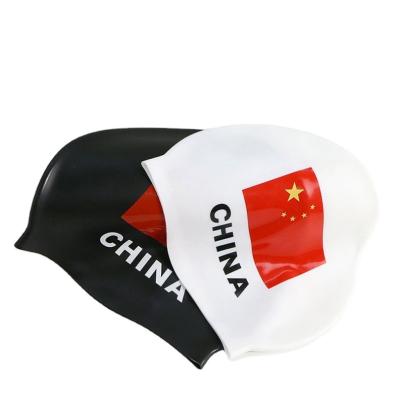 China Professional Soft Silicone Swimming Cap for Men Waterproof Anti-Skid Design 6 Colors for sale