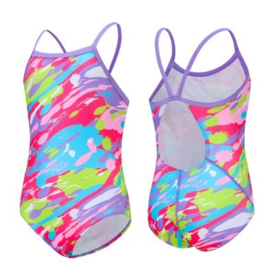 China UPF50 Breathable Nylon Girls Swimwear Ergonomic Design Beachwear for Ages 8 for sale