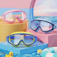 China Unisex Children Swimming Goggles Ages 4-16 PC Silicone Anti Fog UV Protection for sale