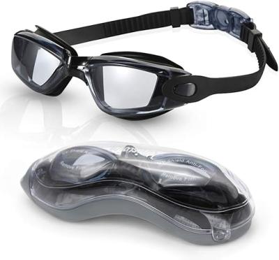 China Anti Fog Electroplated Swimming Goggles HD Lens 3 Sizes 82g UV Protection for sale