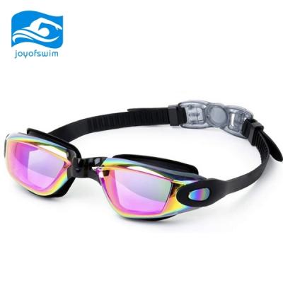 China Anti Fog HD Swimming Goggles UV Protection Racing Wide View PC Lens 639GR for sale