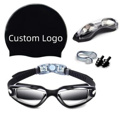 China Anti Fog UV Protection Swimming Goggles PC Silicone No Leaking HD Clear Frame for Sports Training for sale