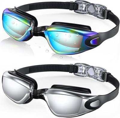 China UV Protection HD Lens Electroplated Swimming Goggles for Adults Wide View Anti-Fog PC Lens for sale