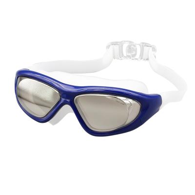 China Adult Anti-Fog Swimming Goggles PC Silicone UV Protection Adjustable Strap Competitive for sale