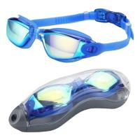 China UV Protection Anti-Fog Swim Goggles with Adjustable Earplugs for Diving Snorkeling 639GR for sale