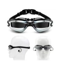 China UV 400 Protection Anti-Fog Swimming Goggles with Silicone Strap PC Lenses for Adults for sale