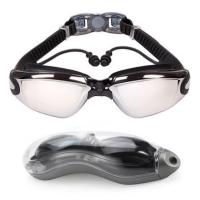 China Adult Clear Conjoined Swimming Goggles Anti-Fog UV Protection Leak-Proof Design 639ME for sale