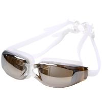 China Professional Anti-Fog UV Protection Swimming Goggles PC Silicone Custom Logo Open Water for sale