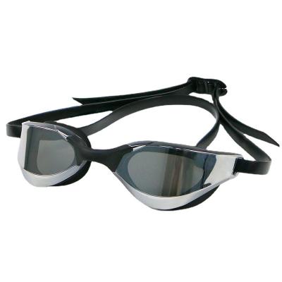 China Adult Anti-Fog UV Protection Swimming Goggles with Adjustable Silicone Strap 21x6.2x6.7cm for sale