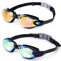 China HD Anti-fog UV380 Swimming Goggles for Racing Training Adult Women 639GR for sale