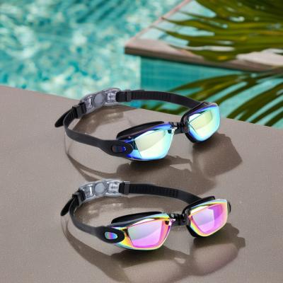China Anti-fog UV Protection HD Lens Swimming Goggles Model 639GR for Racing Training Wide View for sale