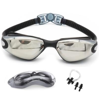 China Anti-fog UV Protection Swimming Goggles 638M with Silicone Nose Clip for Pool Sports for sale