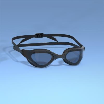 China Custom Printed Anti-Fog Swimming Goggles for Adults with UV380 PC Lens and Adjustable Silicone Gasket for sale