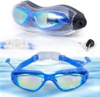 China Anti-fog UV Protection Swimming Goggles with Silver Plating Lens for Competition Training for sale