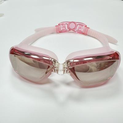China Anti-Fog Kids Swimming Goggles UV Protection Adjustable Strap Children PC Silicone for sale