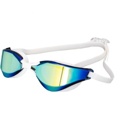 China Professional Anti-Fog UV Protection Wide View Swimming Goggles PC Lens Silicone Strap for sale
