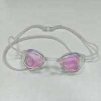 China OEM Anti-Fog Anti-UV Black Swimming Goggle with Ear Plugs PC Frame Anti-Reflective Lenses for Adults for sale