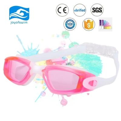 China Anti-Fog Swimming Goggles PC Silicone UV Protection Adjustable Strap for Pool Training for sale