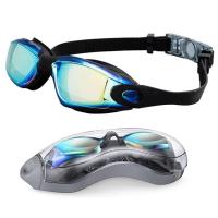 China Wholesale Adult Waterproof Anti-Fog UV Protection Swimming Goggles PC Silicone Sports Eyewear 638GR for sale