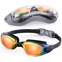 China Anti-Fog UV Protection Swim Goggles PC Silicone No Leaking Design for Swimming Water Sports for sale