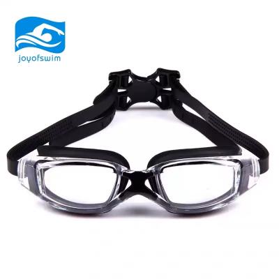 China UV Resistant Anti-Fog Swimming Goggles for Adult Race Pool Use PC Silicone for sale