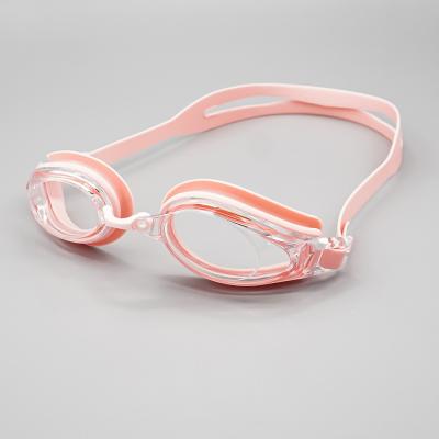 China Adult Anti-Fog Swimming Goggles PC Silicone UV Protection Adjustable Strap 631AF for sale