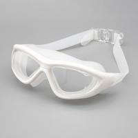China Waterproof Anti Fog UV Protection Swimming Goggles with Myopia Lenses PC Silicone for sale