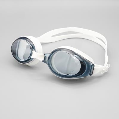 China Custom Soft Silicone Swimming Goggles with Anti UV PC Lenses for Adults for sale