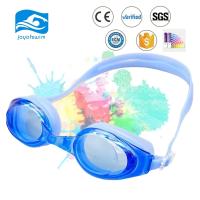 China Anti-Reflective Anti-Fog Swim Goggles HD Round Frame Adult Swimming Training Adjustable Strap PC Silicone for sale