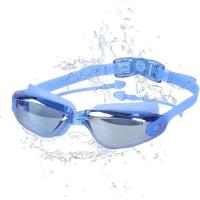 China Anti-fog UV Protection Swimming Goggles Soft Silicone Adult Unisex Water Sports 639ME for sale