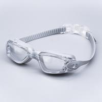 China Anti-Fog UV Protection Swim Goggles Triathlon No Leaking PC Silicone with Case for sale