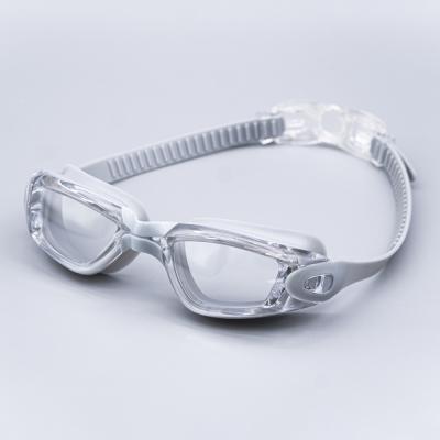 China Anti-Fog UV Protection Swim Goggles Triathlon No Leaking PC Silicone with Case for sale