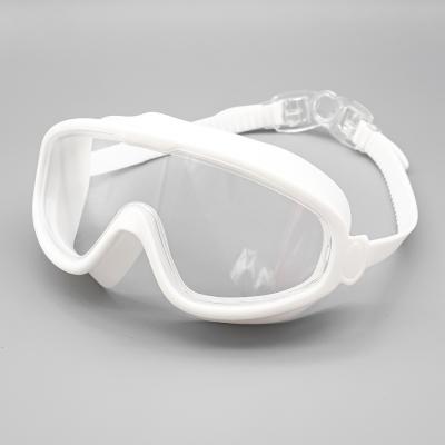 China Professional Anti-Fog Swimming Goggles UV Protection Customizable Large Frame PC Silicone Adult Unisex 50pcs MOQ for sale