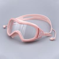 China Adult Swim Goggles Anti-Fog PC Lenses Silicone Gasket UV Protection Big Frame for sale