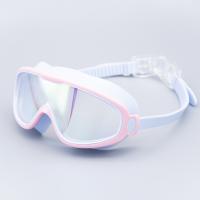 China Big Frame Anti-Fog Swim Goggles with UV Protection for Kids Ages 6-14 for sale