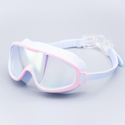 China Big Frame Anti-Fog Swim Goggles with UV Protection for Kids Ages 6-14 for sale
