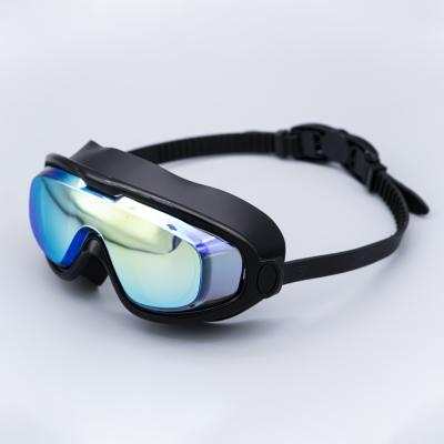 China 156g Big Frame Anti-Fog Swimming Goggles with UV Protection for Adults for sale