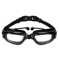 China Anti-fog UV Protection Waterproof Swimming Goggles with Tempered Glass Lenses Silicone Frame for Professional Dive for sale