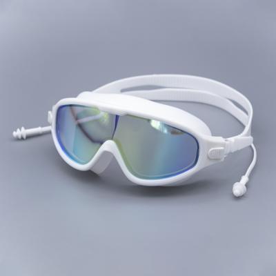 China Anti-Fog Swimming Goggles HD Transparent Lens PC Silicone UV Protection for sale