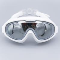 China Professional HD Anti-Fog Swimming Goggles UV Protection Big Frame PC Silicone Adults for sale