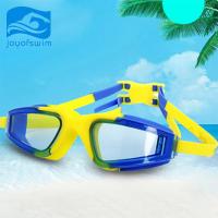 China Anti Fog Waterproof Swim Goggles for Kids 4-16 Years Big Frame Transparent Swimming Goggles for sale